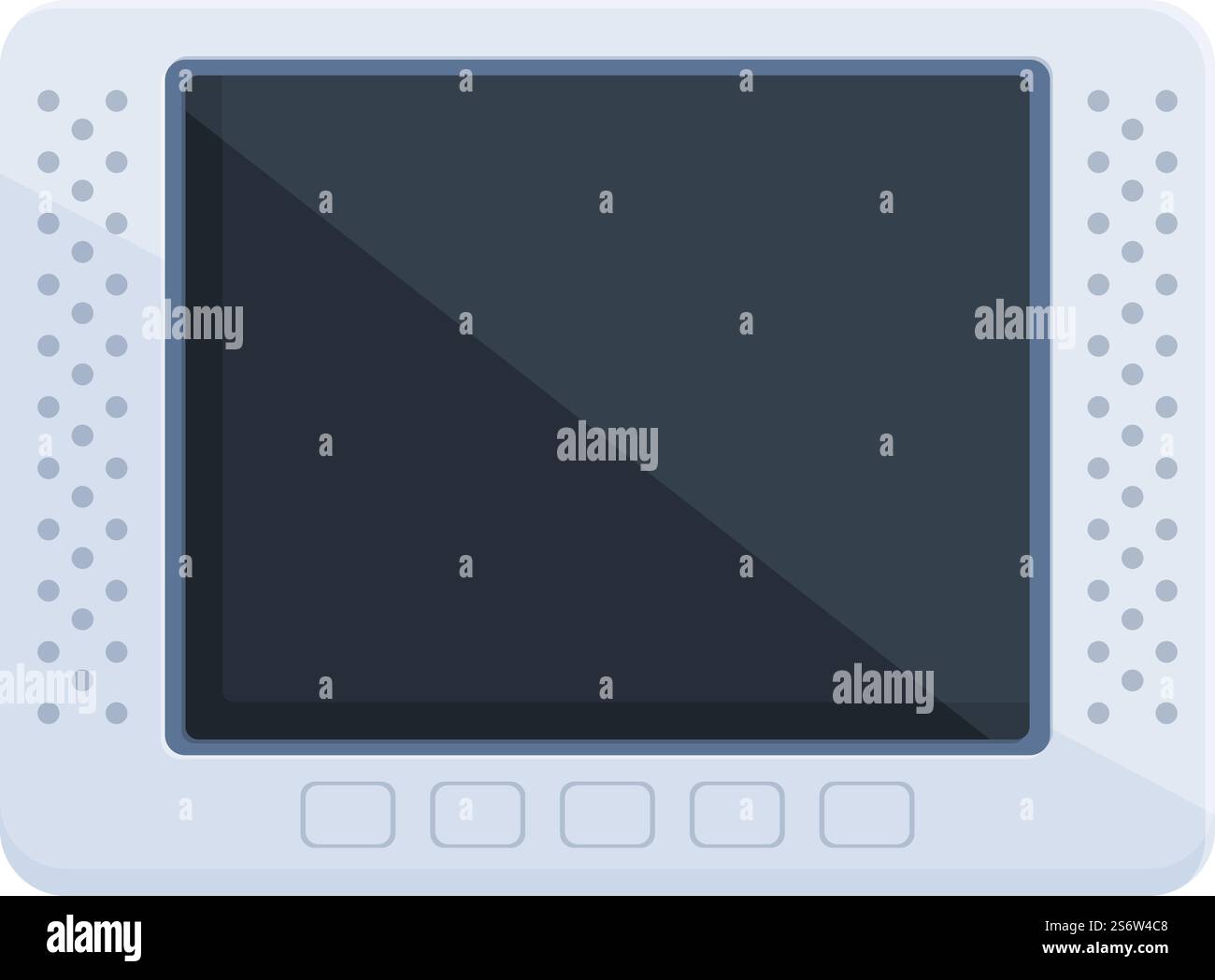 Alarm intercom icon cartoon vector. Door system. Camera home. Alarm ...