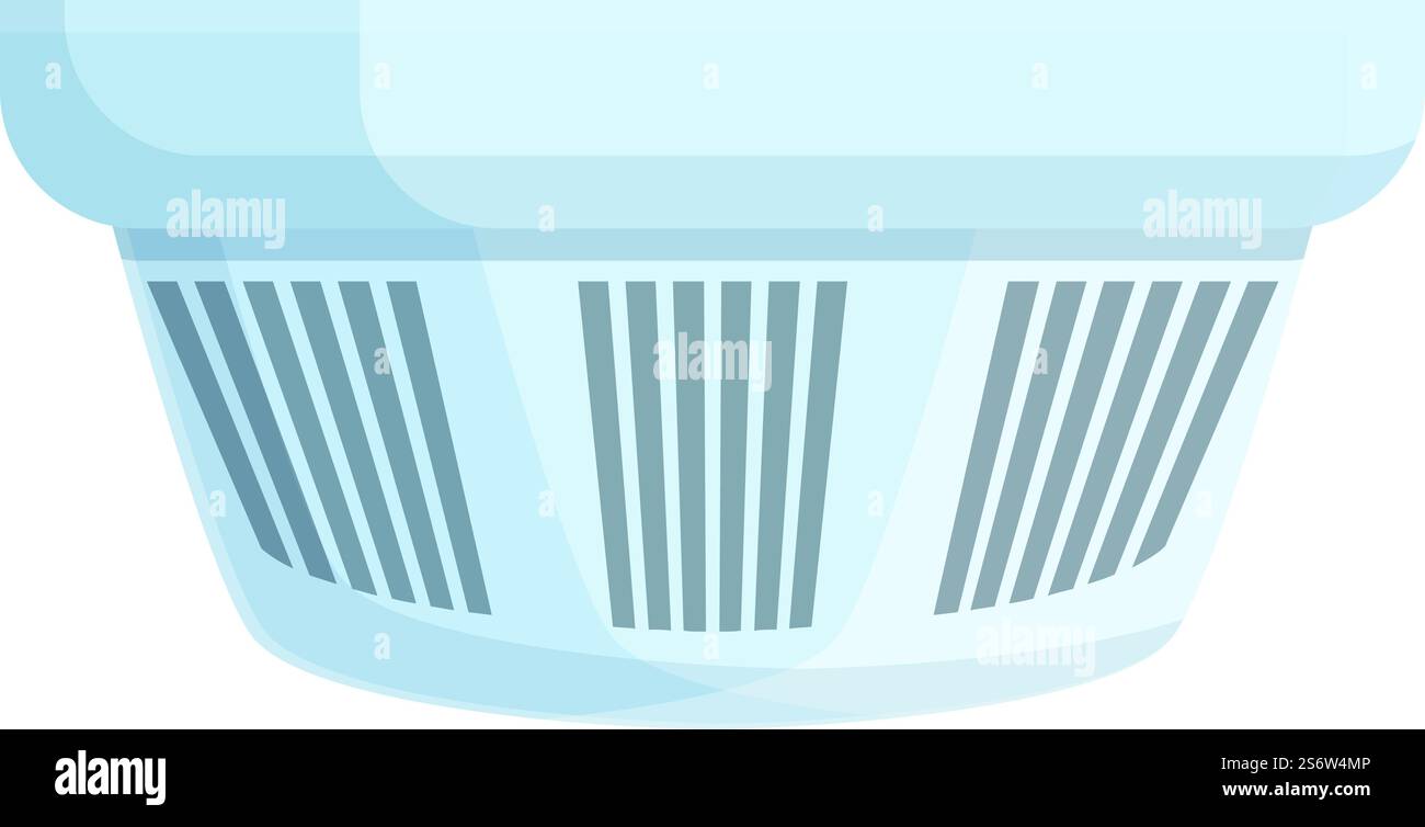 Ceiling smoke detector icon cartoon vector. Alarm sensor. Safety system ...