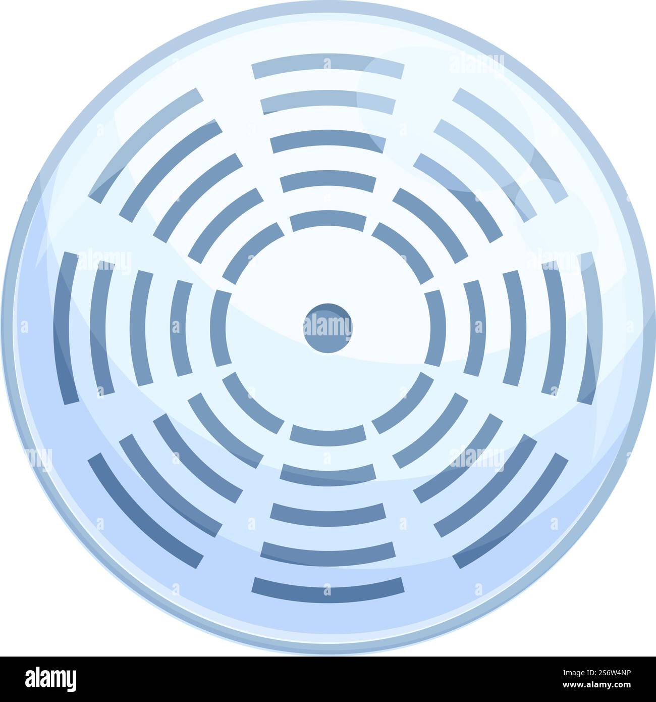 Prevention smoke sensor icon cartoon vector. Alarm detector. Fire ...