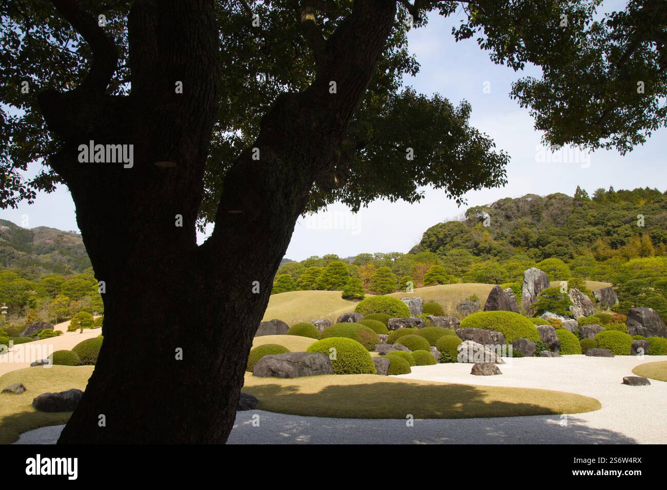 Japan, Matsue, Adachi Art Museum, garden Stock Photo - Alamy