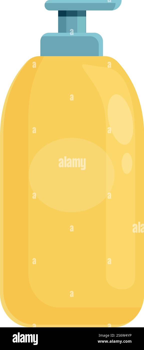 Shampoo dispenser icon cartoon vector. Cosmetic face. Cream care ...