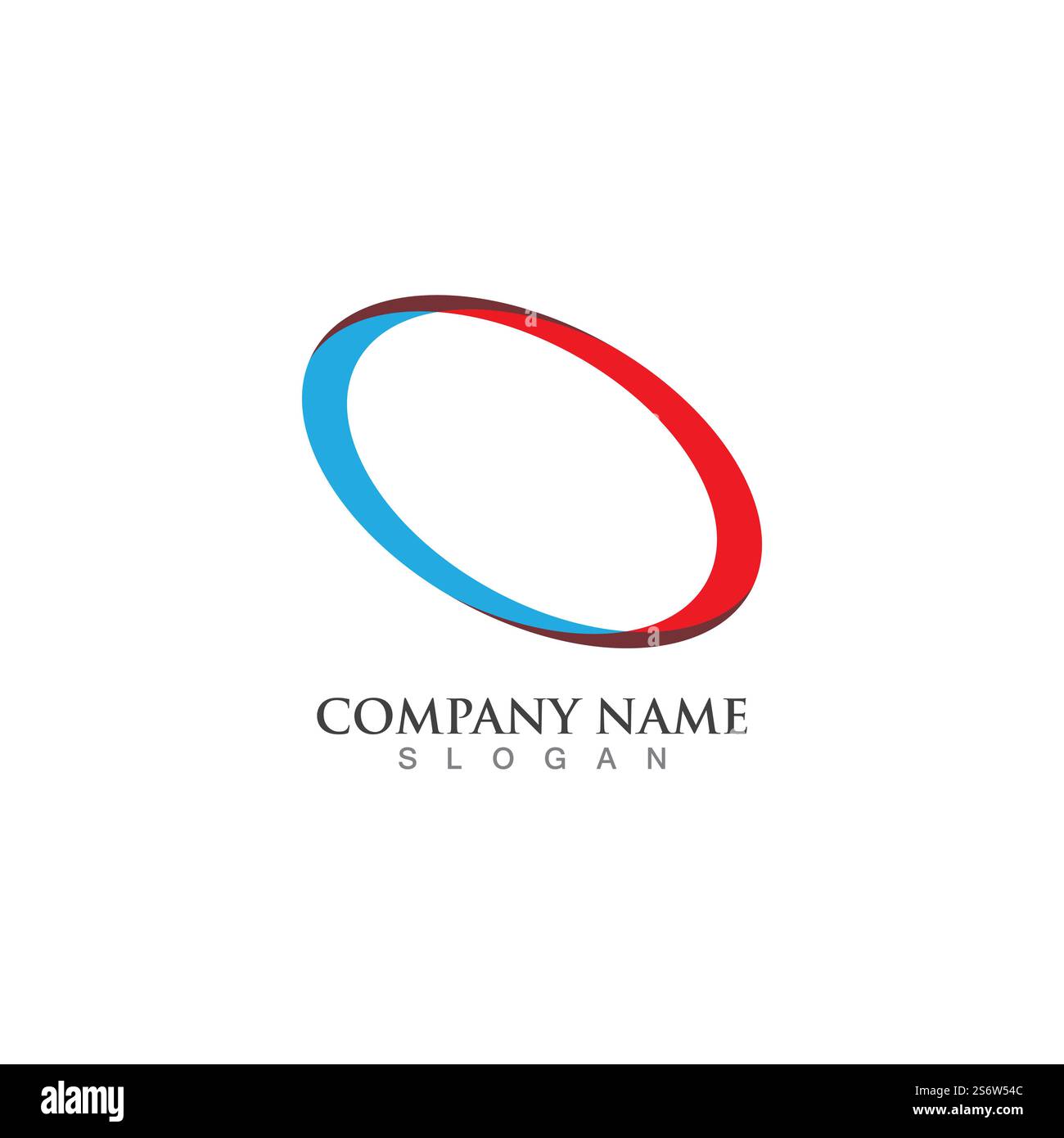 blue circle ellipse logo design Stock Vector Image & Art - Alamy