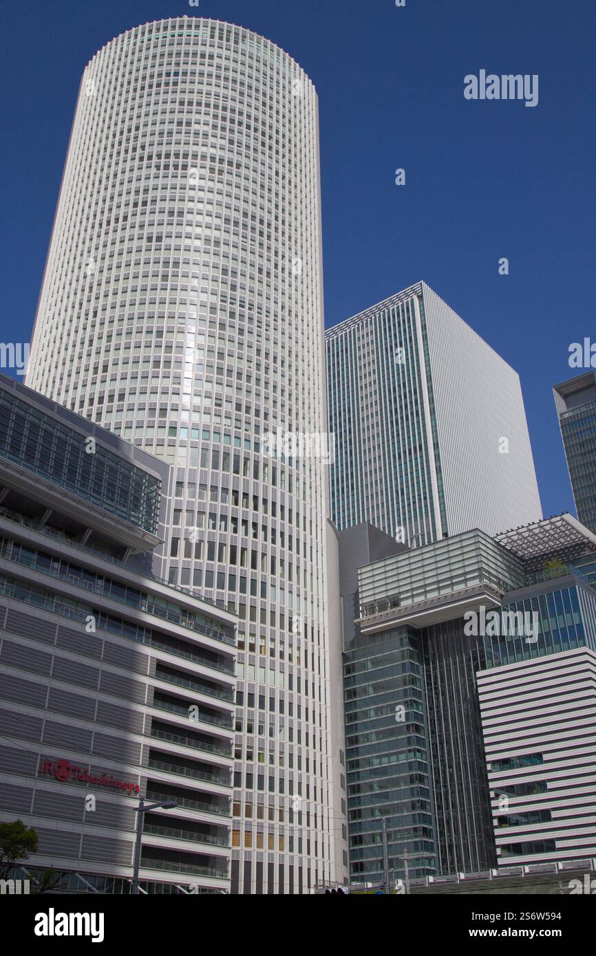 Japan, Nagoya, JR Central Towers Stock Photo - Alamy