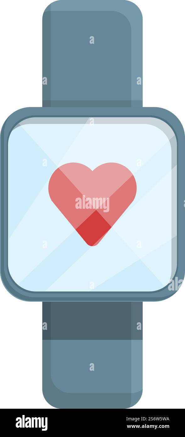 Smartwatch icon cartoon vector. Gym equipment. Workout cardio ...