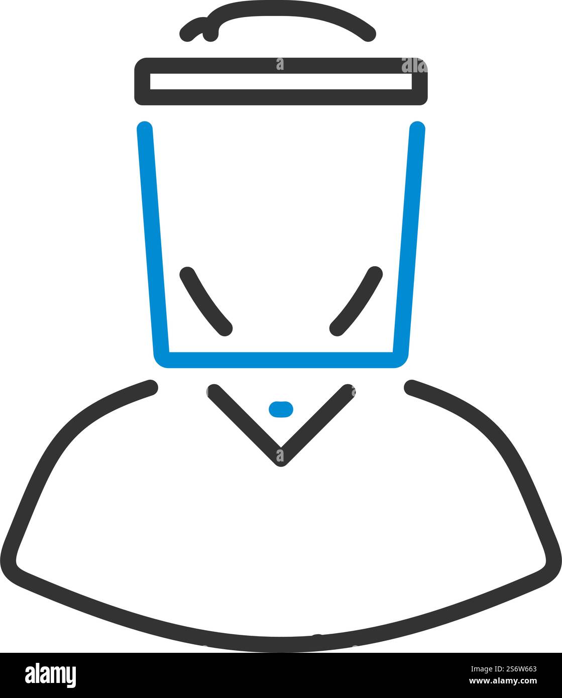 Face Shield Icon. Editable Bold Outline With Color Fill Design. Vector ...