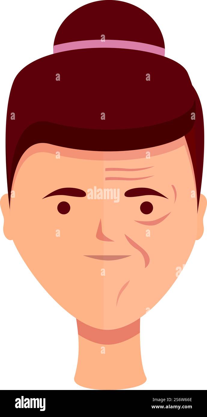 Facial treatment icon cartoon vector. Anti-aging cosmetics. Cream care ...