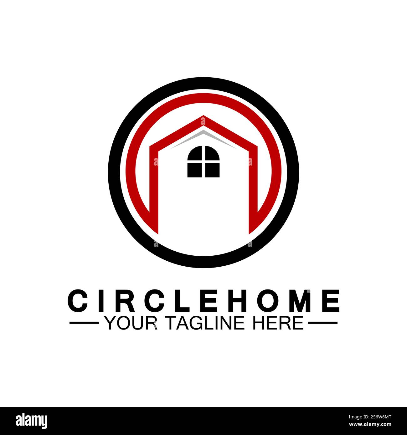 Home circle concept logo symbol vector illustration design Stock Vector ...