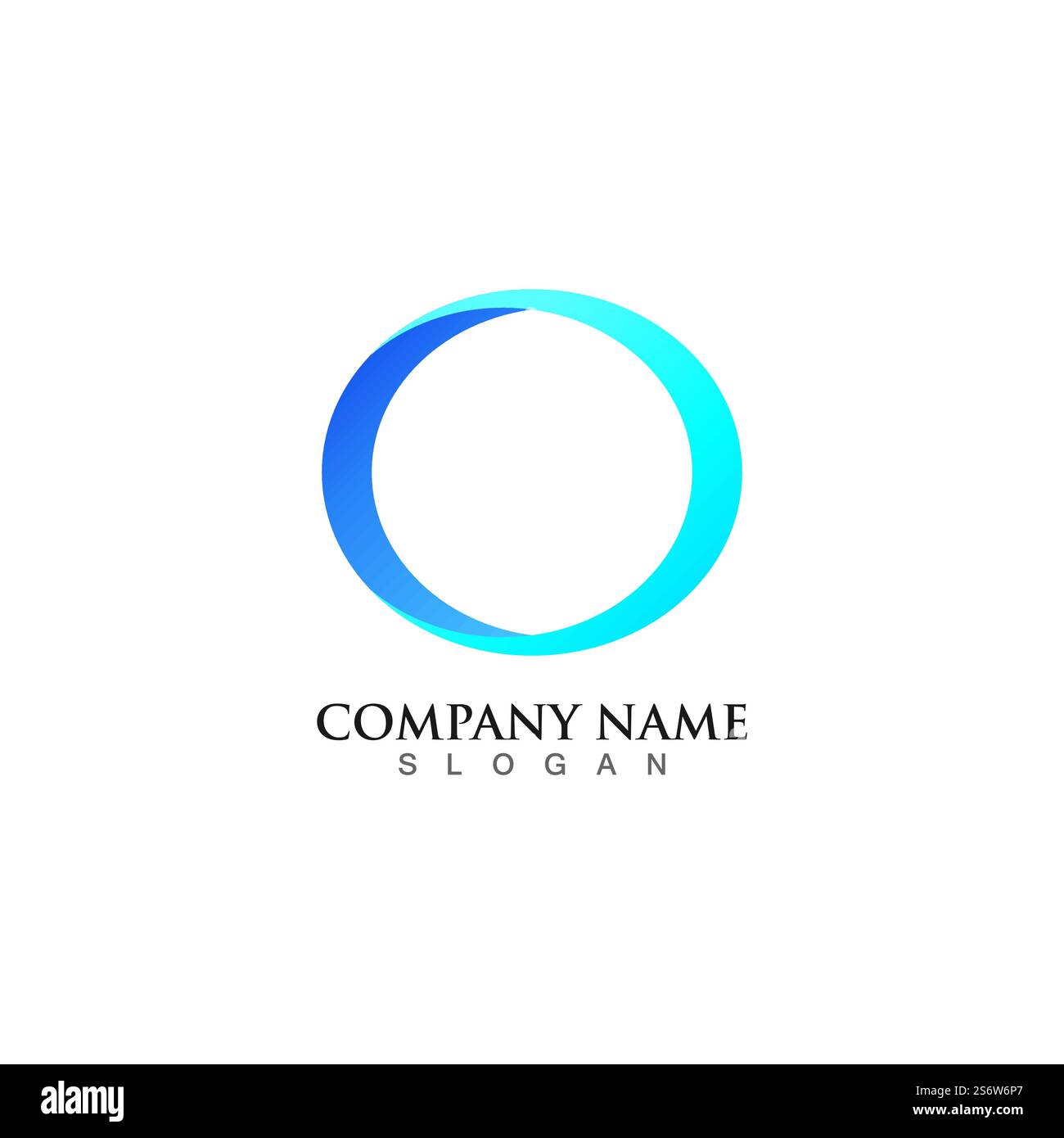 blue circle ellipse logo design Stock Vector Image & Art - Alamy