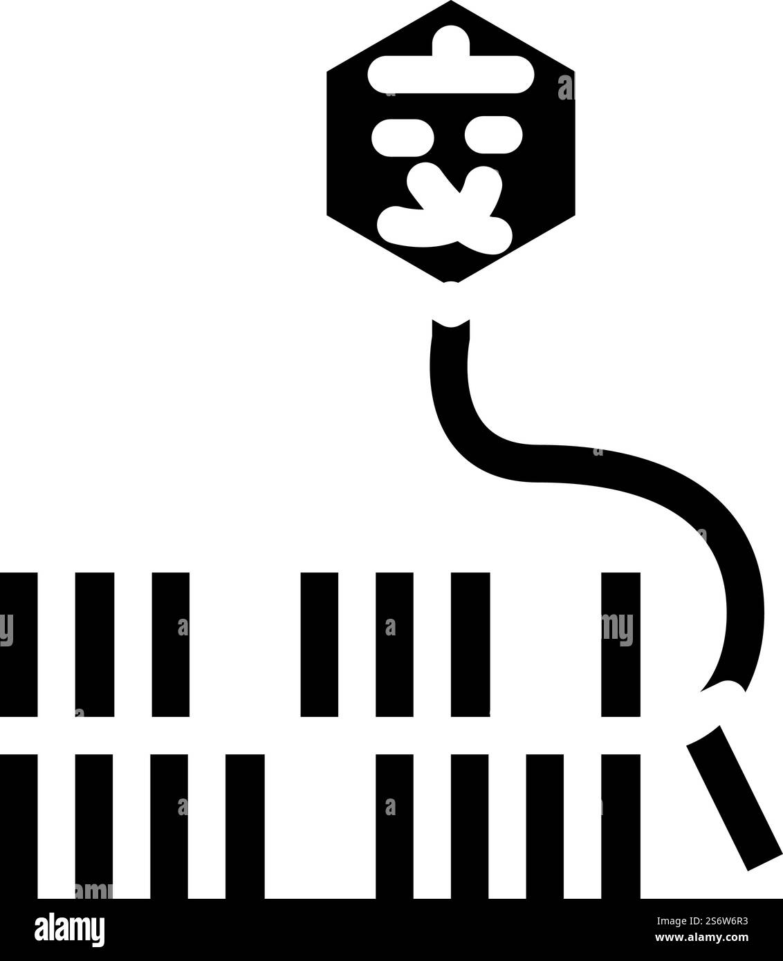 firecracker chinese glyph icon vector. firecracker chinese sign ...