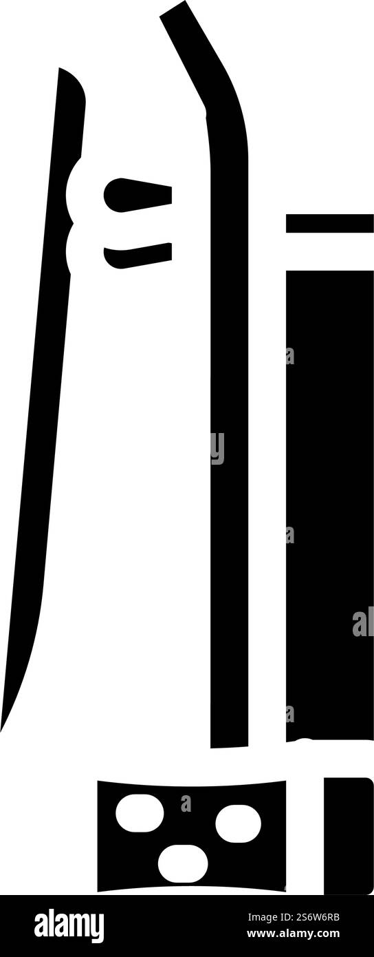 erhu chinese glyph icon vector. erhu chinese sign. isolated contour ...