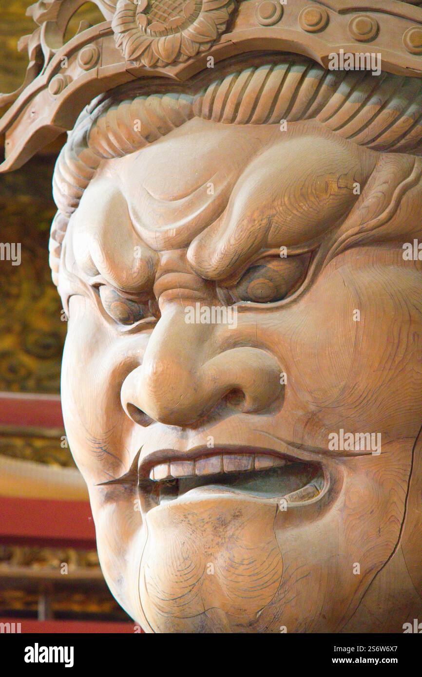 Japan, Nara, Todaiji Temple, Jikokuten, guardian deity, statue Stock ...