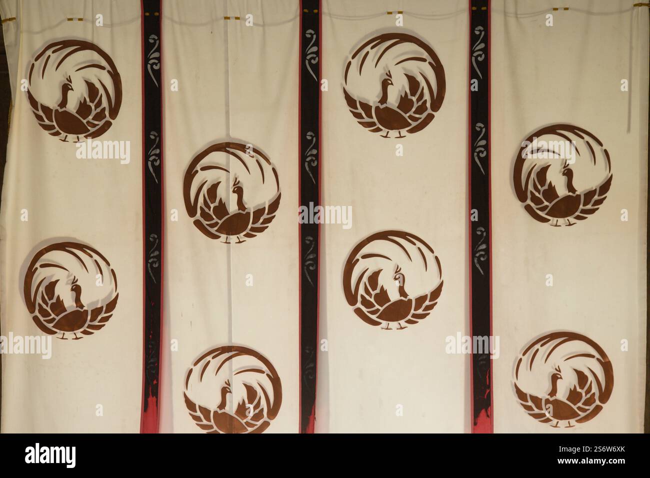 Japan, Nara, Horyuji Temple, curtain Stock Photo - Alamy