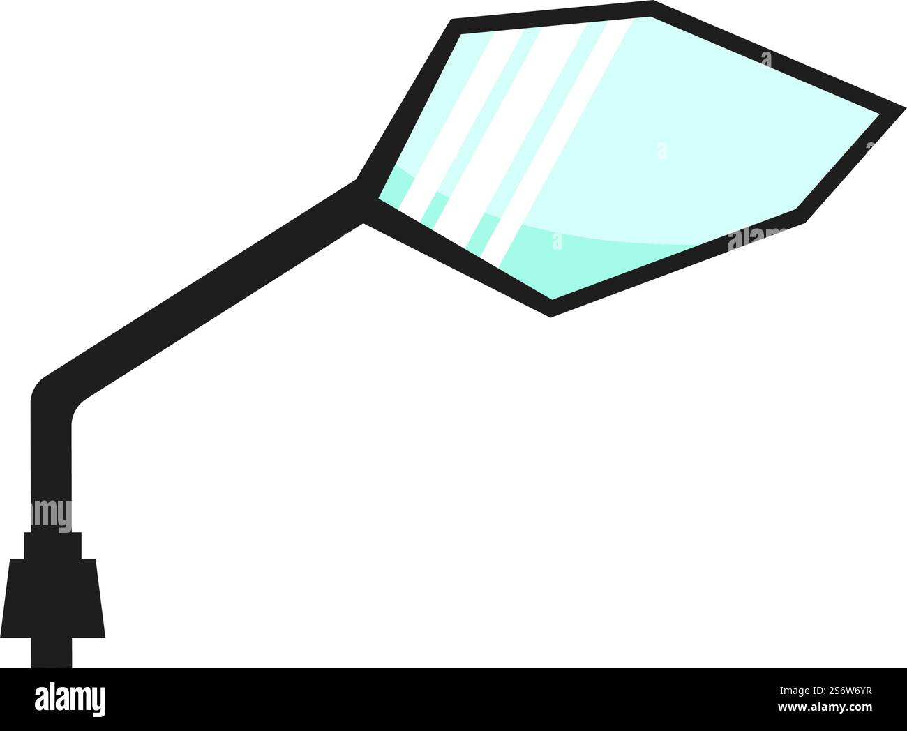 Rear view mirror vector illustration Stock Vector Image & Art - Alamy