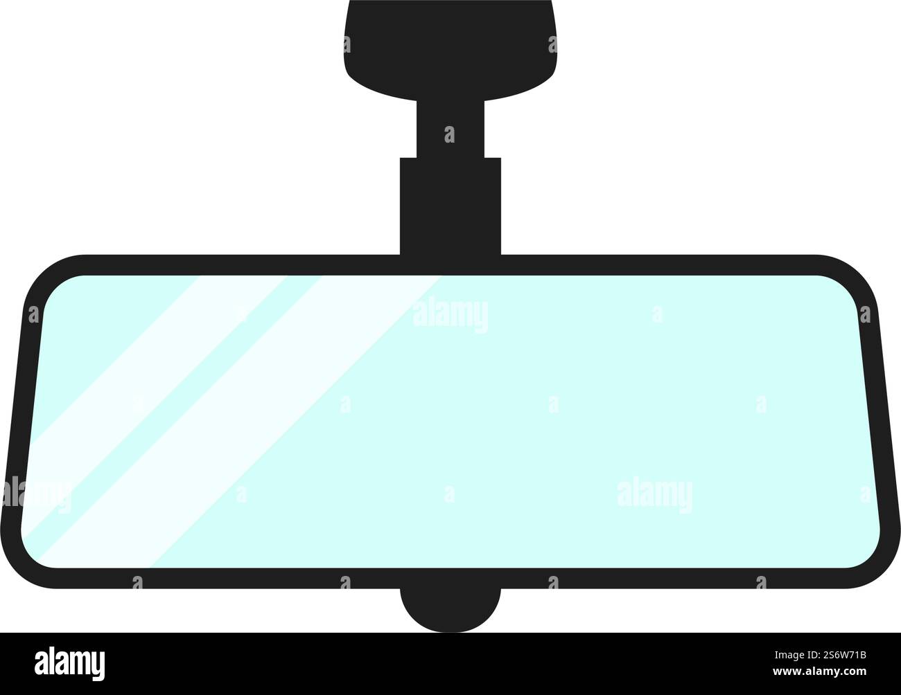 Rear view mirror vector illustration Stock Vector Image & Art - Alamy