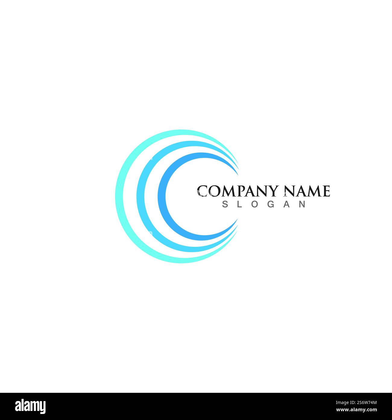 blue circle ellipse logo design Stock Vector Image & Art - Alamy