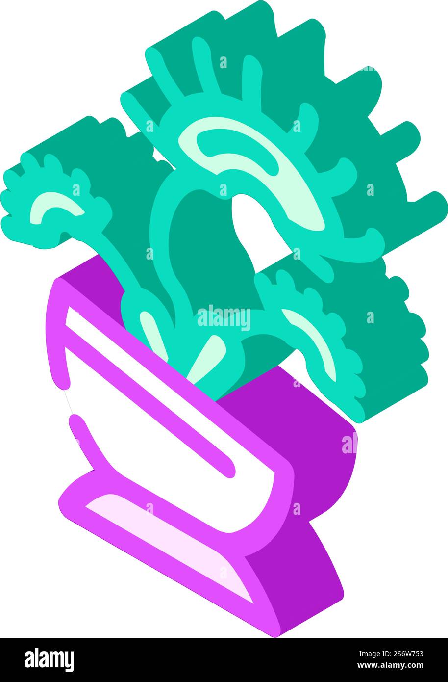 Venus Flytrap Isometric Icon Vector Venus Flytrap Sign Isolated