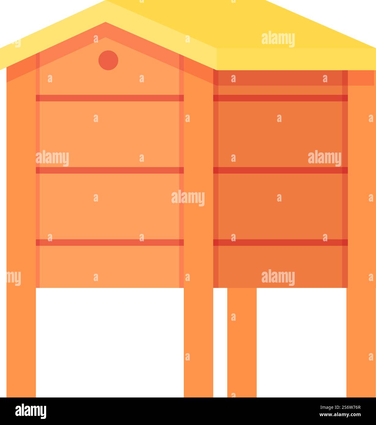 Beehive house icon cartoon vector. Honey bee. Flower propolis. Beehive ...