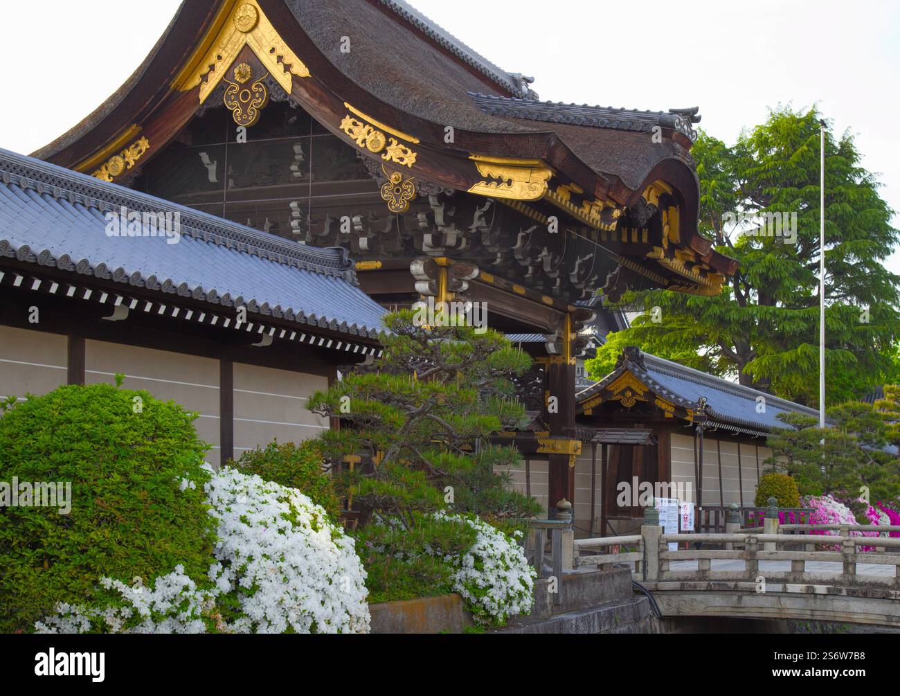 Japan, Kyoto, Nishi Honganji Temple Stock Photo - Alamy