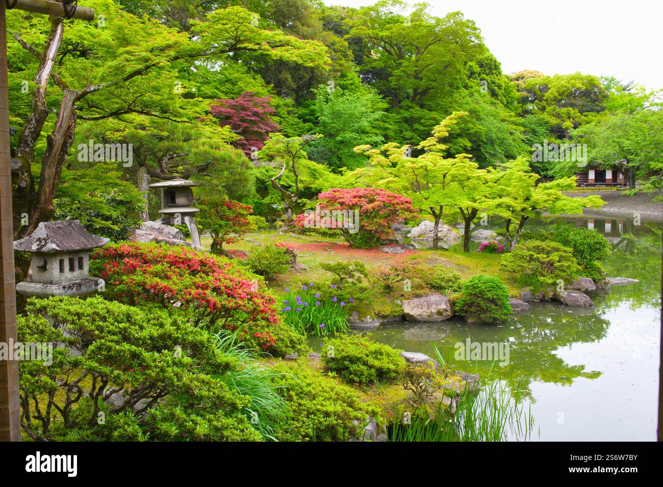 Japan, Kyoto, Imperial Palace, Sento Palace, garden Stock Photo - Alamy