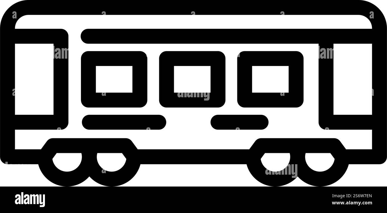 train railway transport line icon vector. train railway transport sign ...