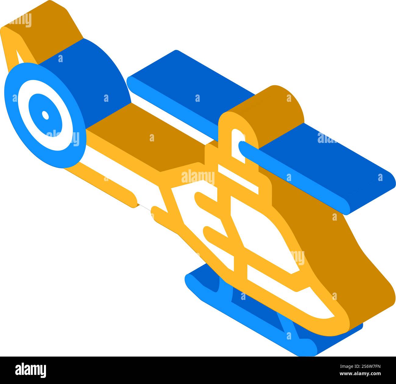 helicopter fly transport isometric icon vector. helicopter fly ...