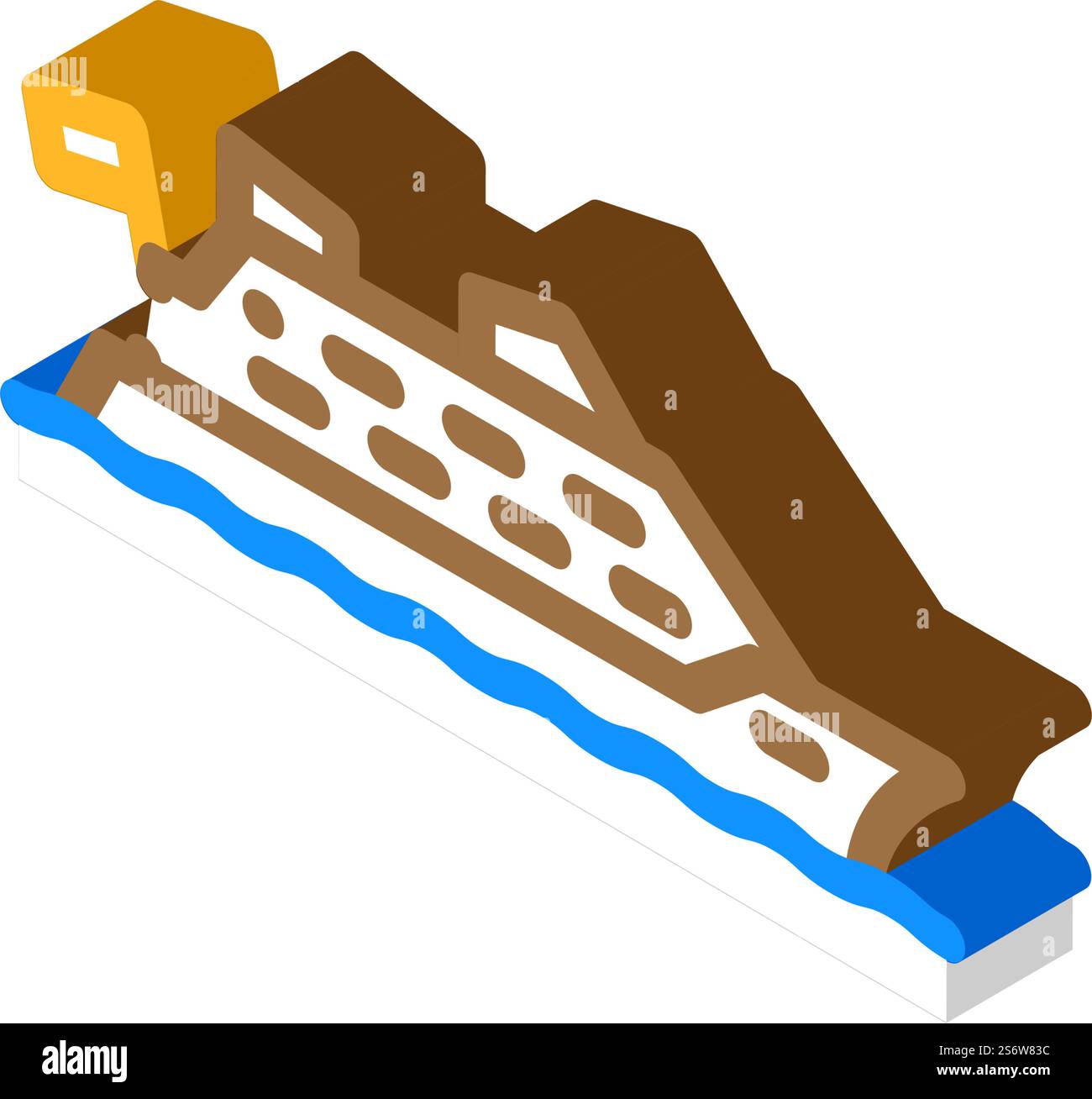 cruise liner isometric icon vector. cruise liner sign. isolated symbol ...
