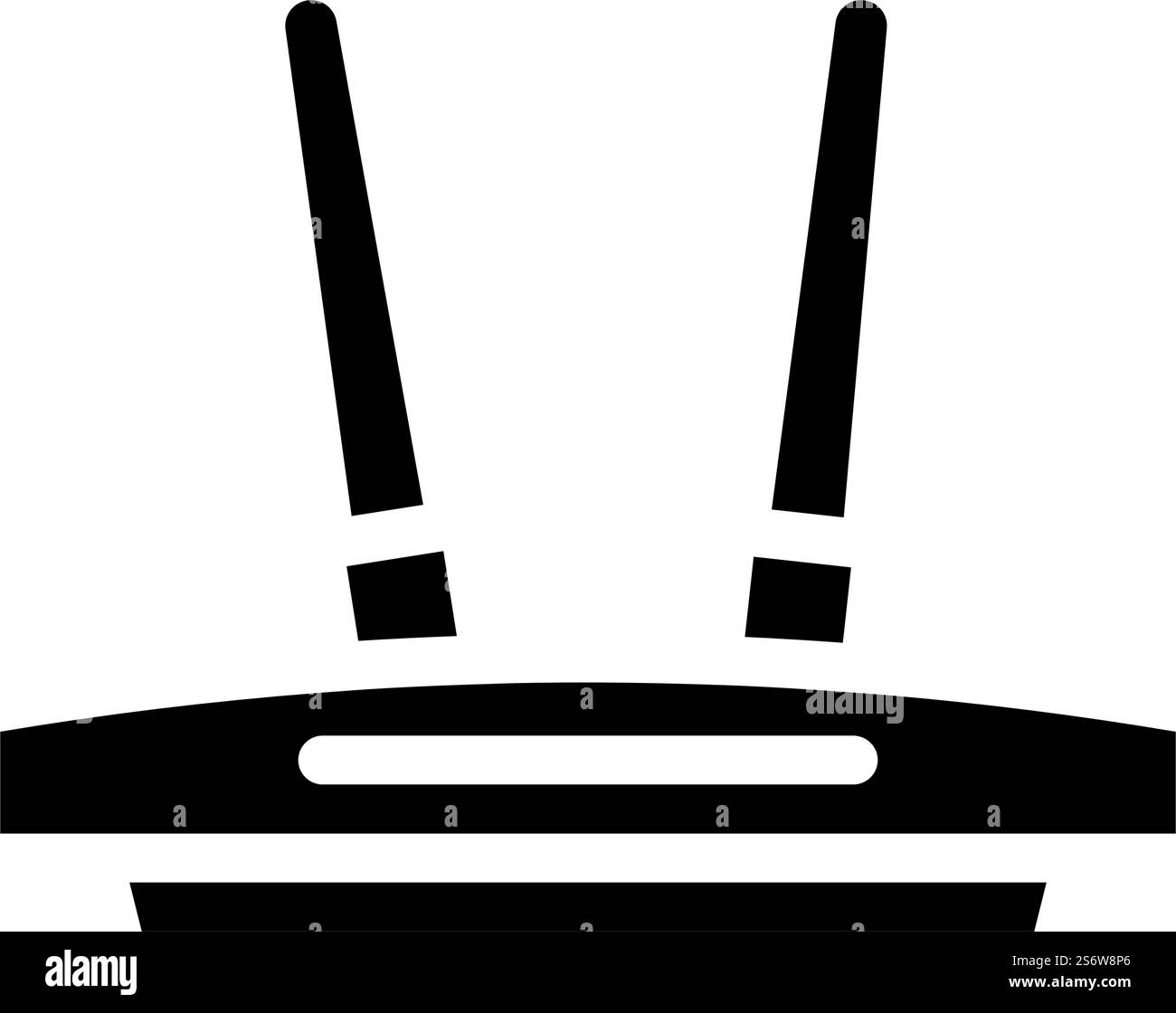 wi-fi router glyph icon vector. wi-fi router sign. isolated contour ...