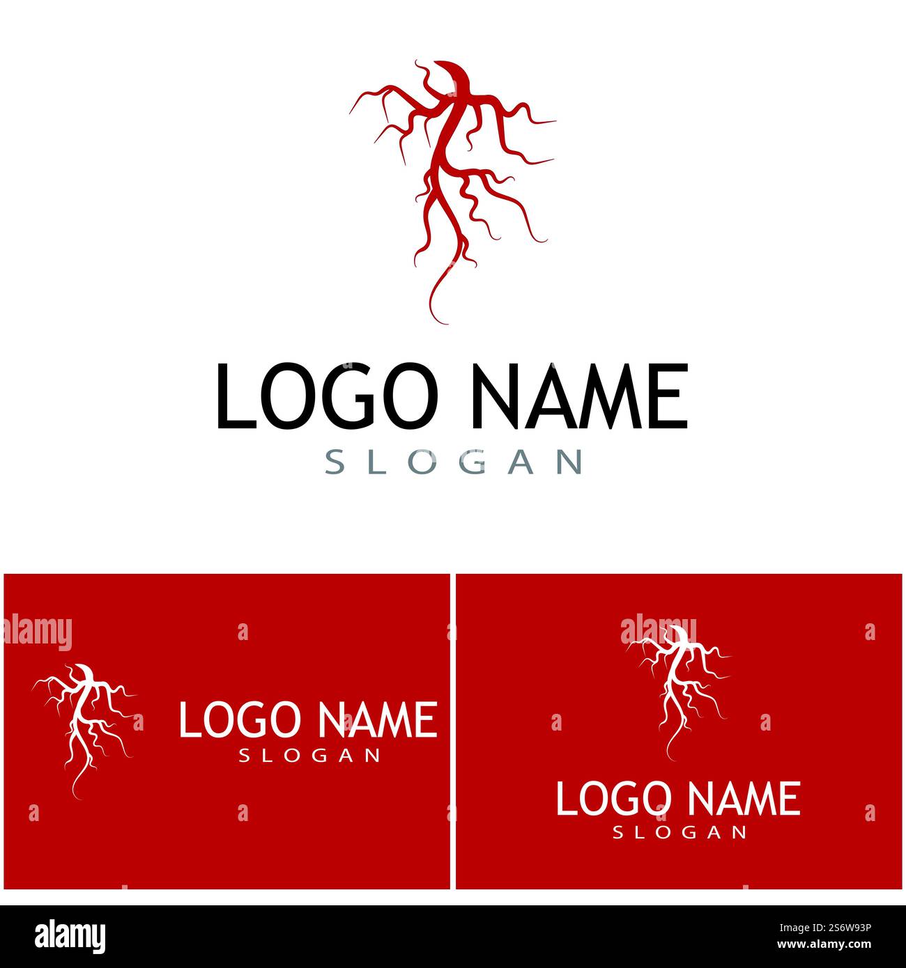 Veins Logo Template vector symbol medical design Stock Vector Image ...