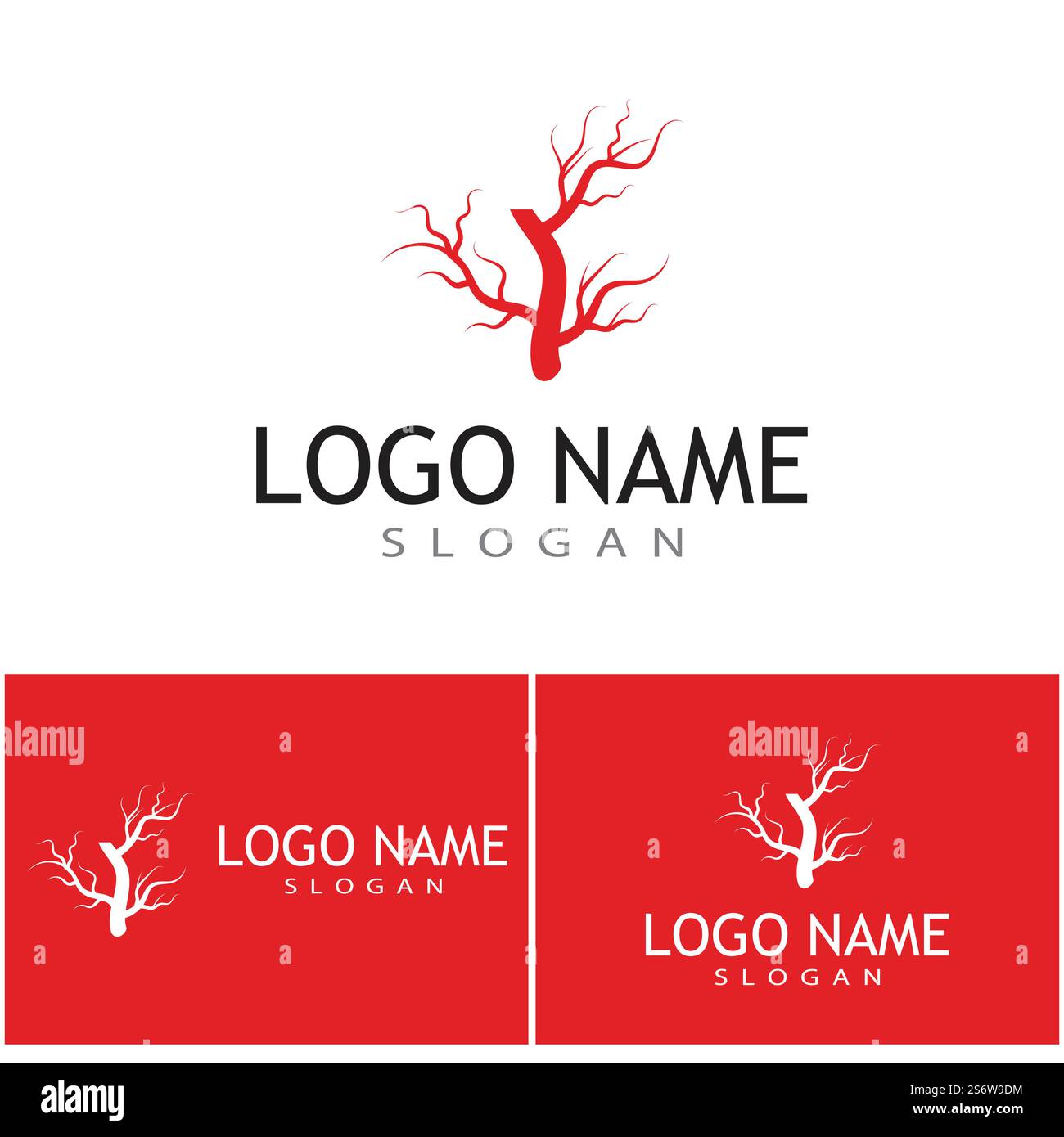 Veins Logo Template vector symbol medical design Stock Vector Image ...