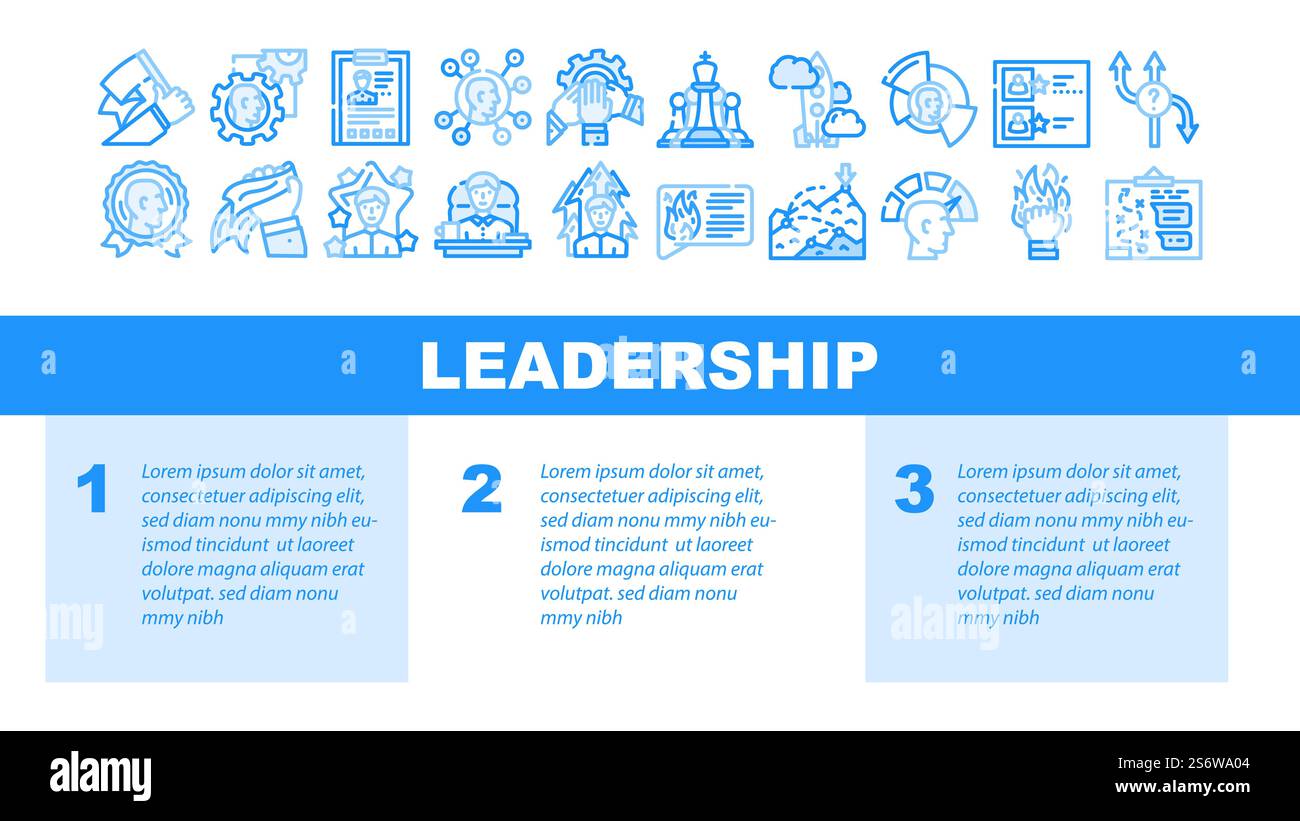Leadership Leader Business Skill Landing Web Page Header Banner ...