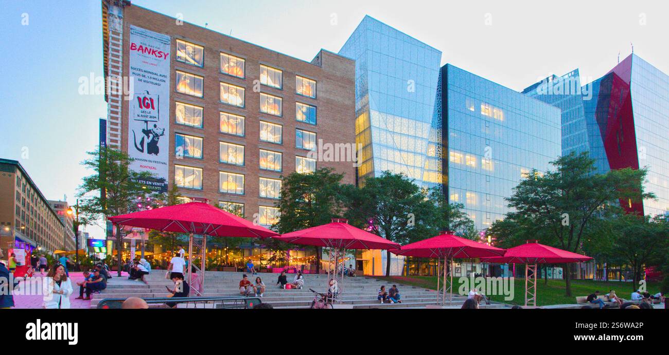 Quartier des Spectacles, Montreal, modern architecture, Quebec, Canada ...