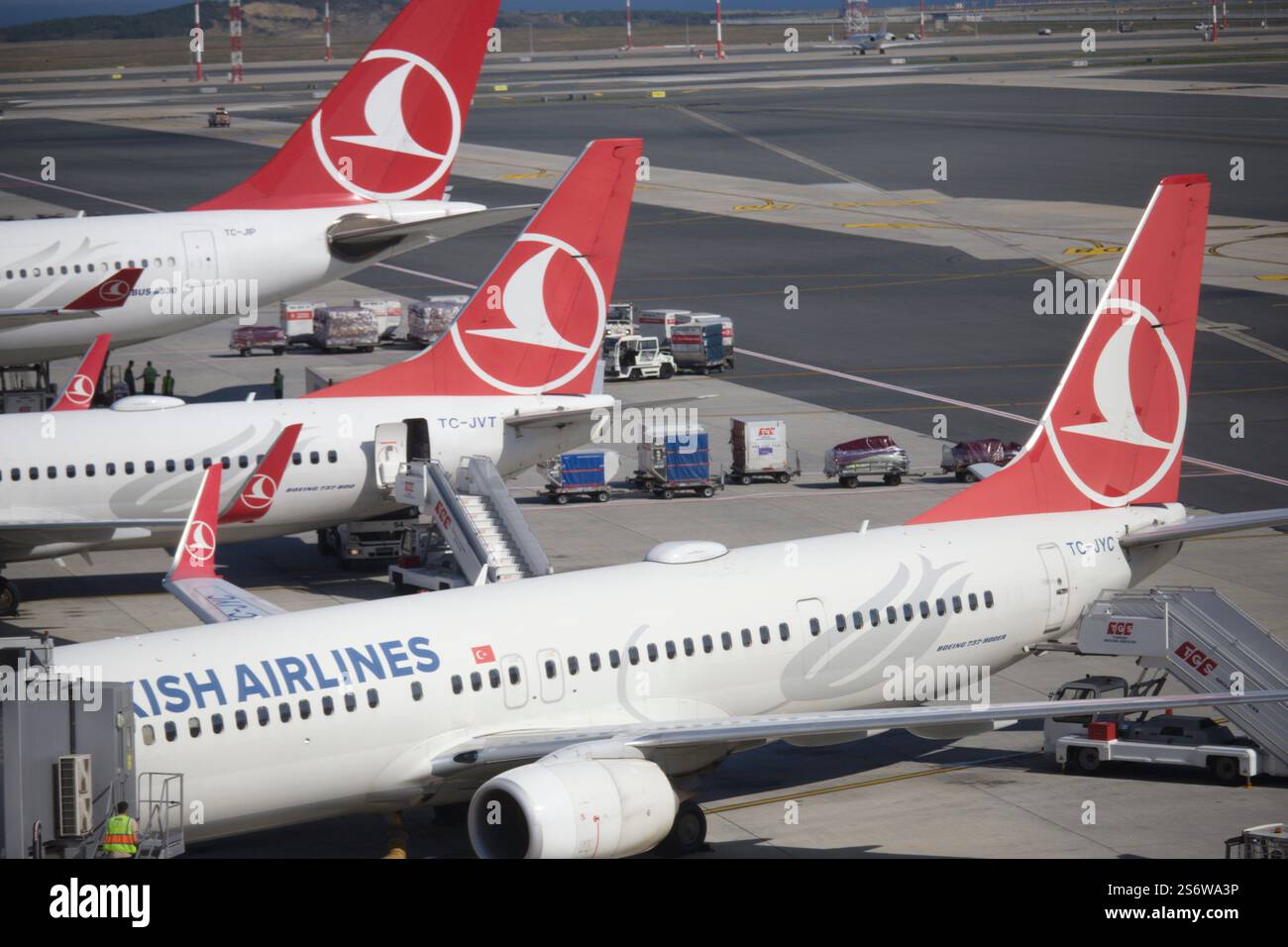 travel, airplanes, Istanbul Airport, transportation, Turkey, Turkish ...