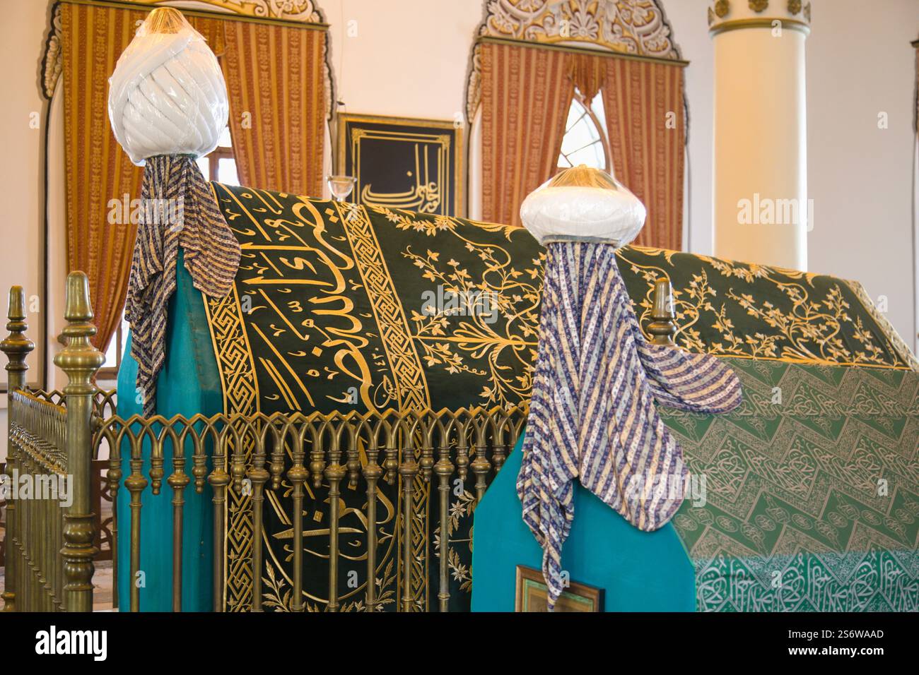 historic, Bursa, travel, Tophane Park, landmark, Tombs of Sultans Osman ...