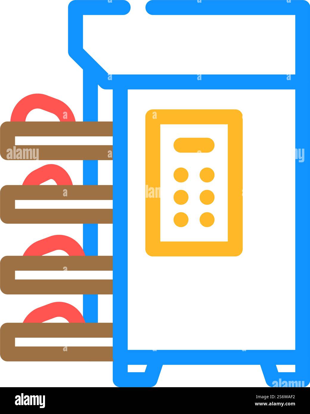 cooking and baking chamber color icon vector. cooking and baking ...