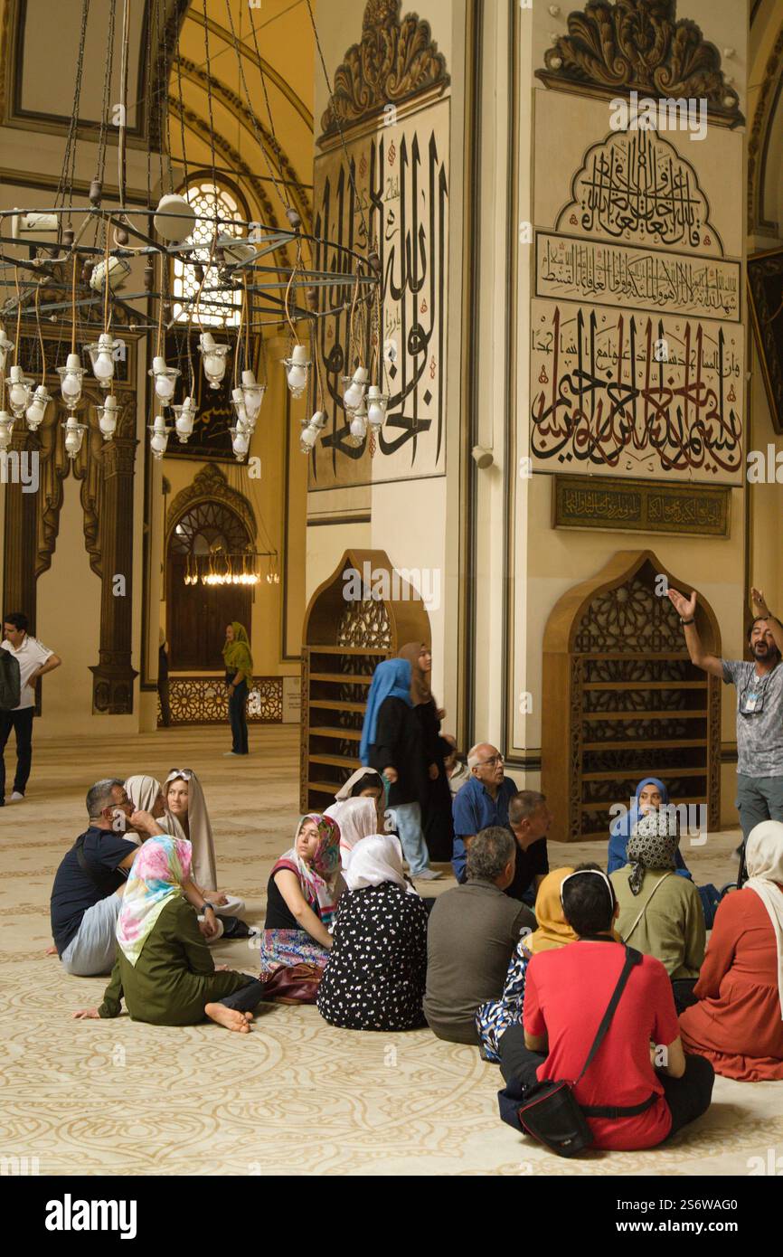 travel, landmark, islam, people, , Great Mosque, Bursa, religious ...