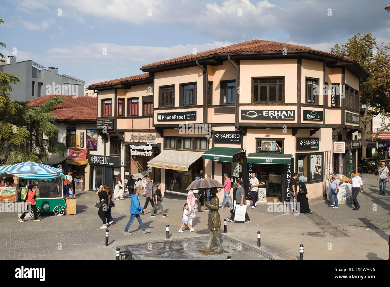 street scene, , Bursa, shops, Turkey, Asia, travel, people Stock Photo ...
