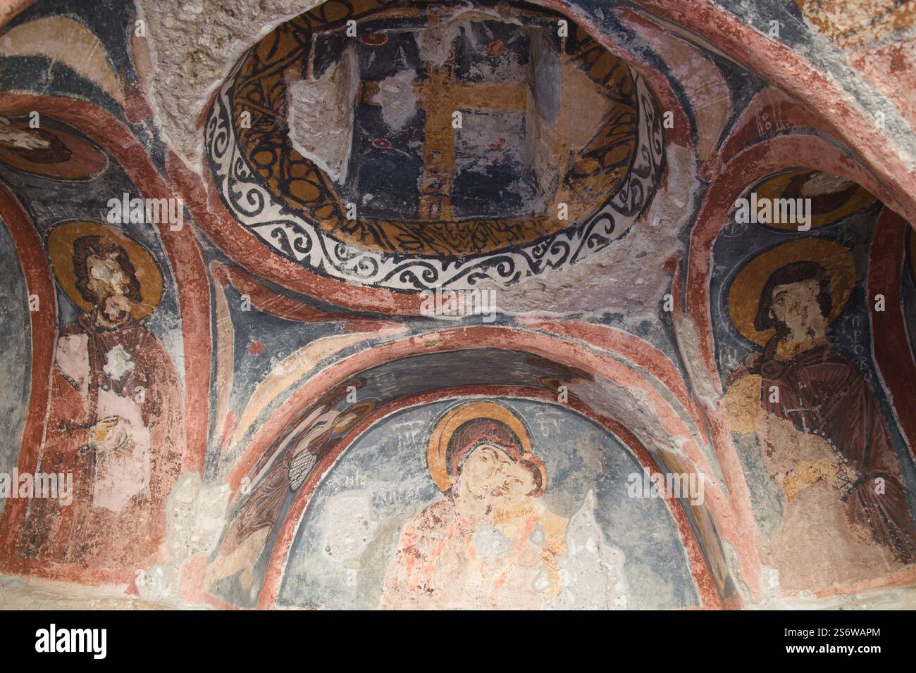 travel, Cappadocia, Asia, Turkey, Tahtali Kilise Church, Soganli Valley ...