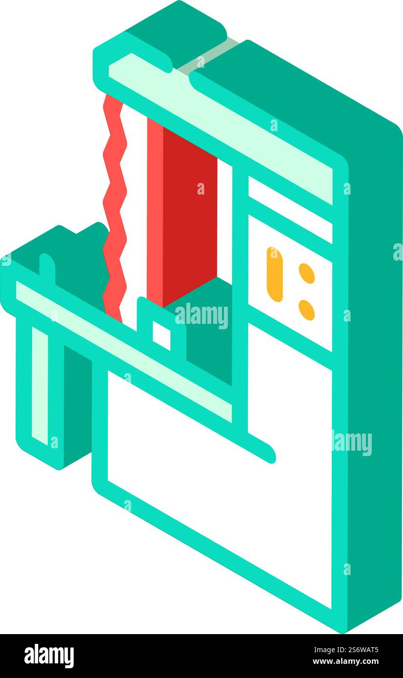 band saws isometric icon vector. band saws sign. isolated symbol ...