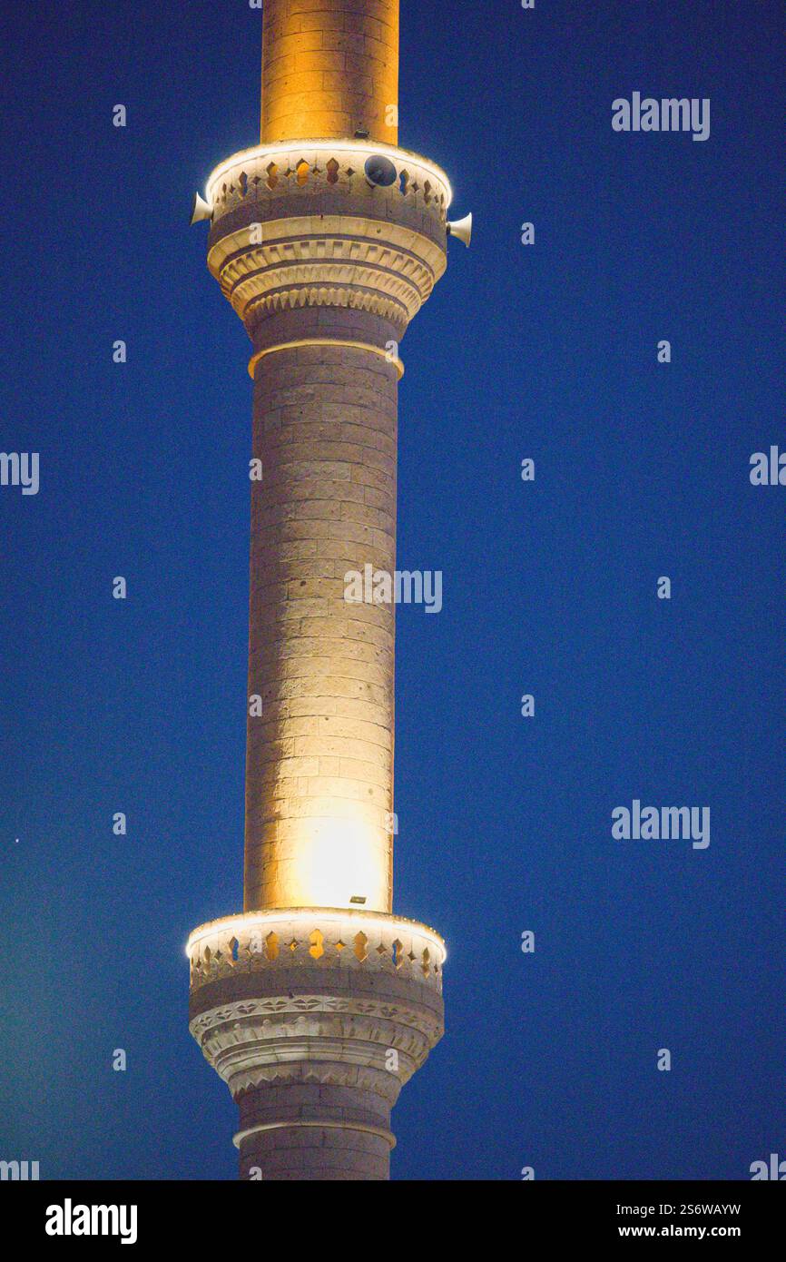 Goreme, , minaret, Turkey, Cappadocia, travel, Asia Stock Photo - Alamy