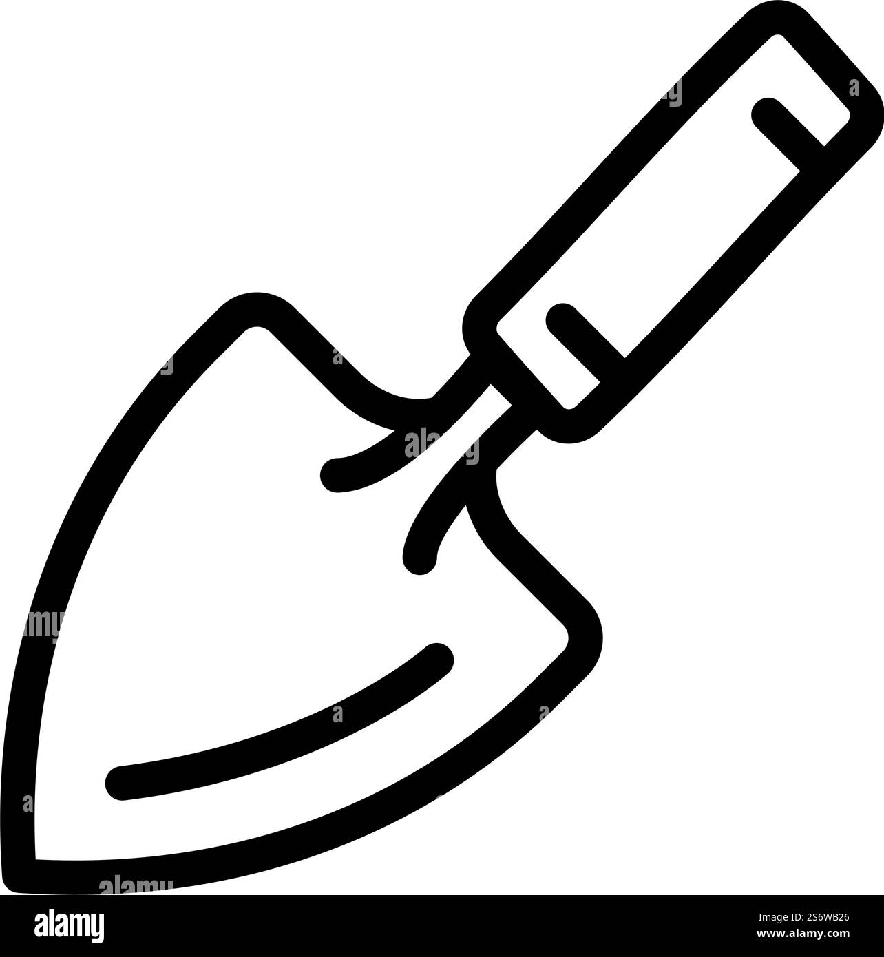 shoulder blade line icon vector. shoulder blade sign. isolated contour ...