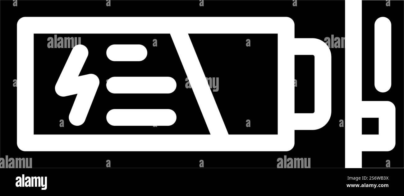 uninterruptible power supply glyph icon vector. uninterruptible power ...