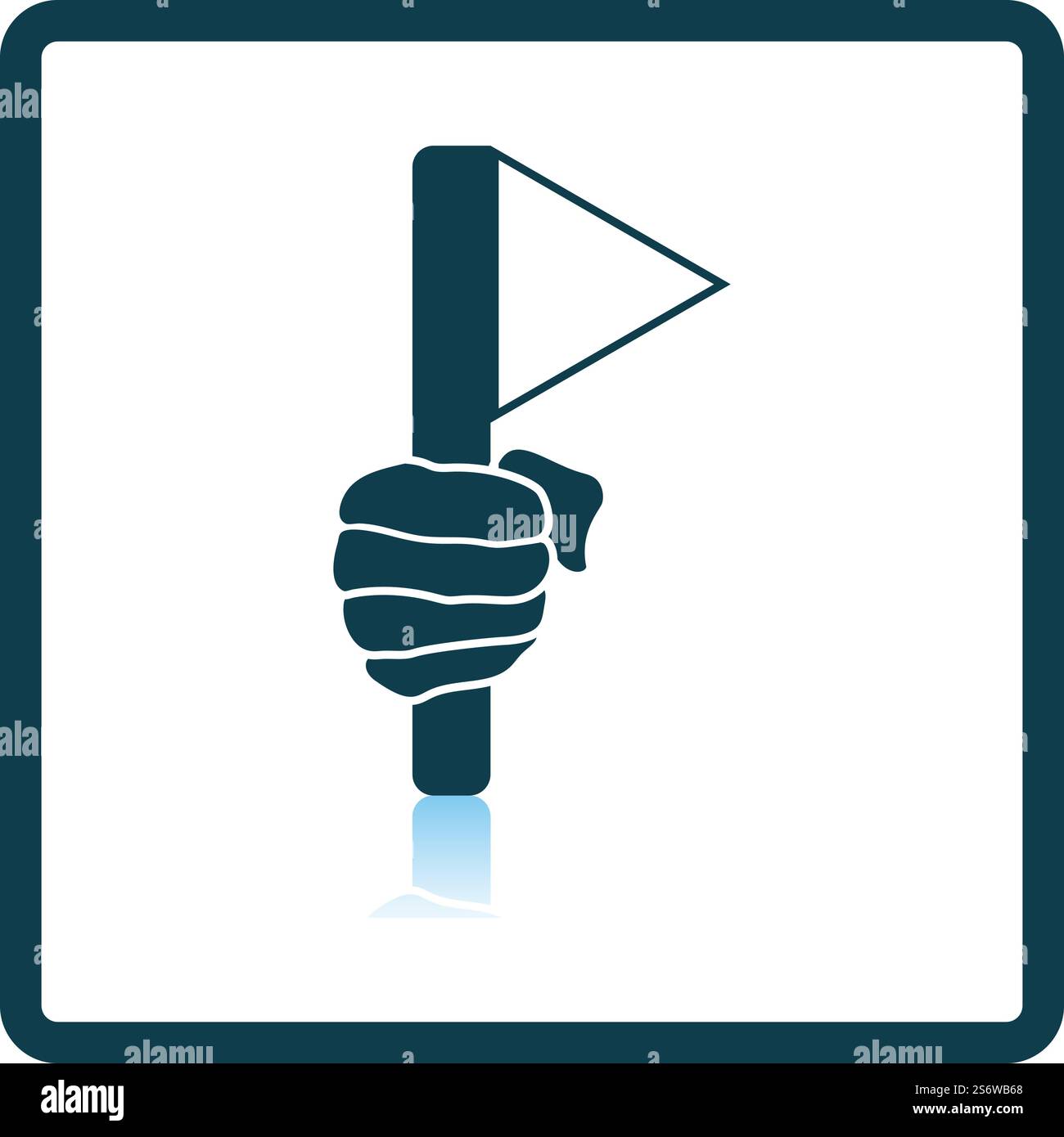 Labor Day Icon. Square Shadow Reflection Design. Vector Illustration ...