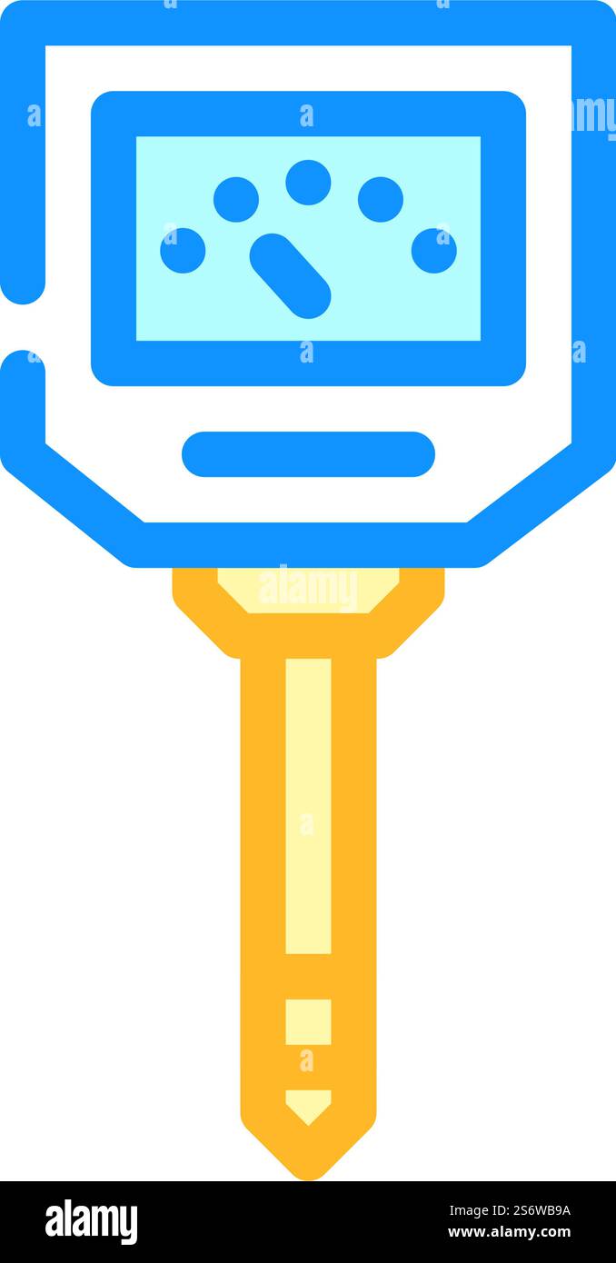 hygrometer device color icon vector. hygrometer device sign. isolated ...