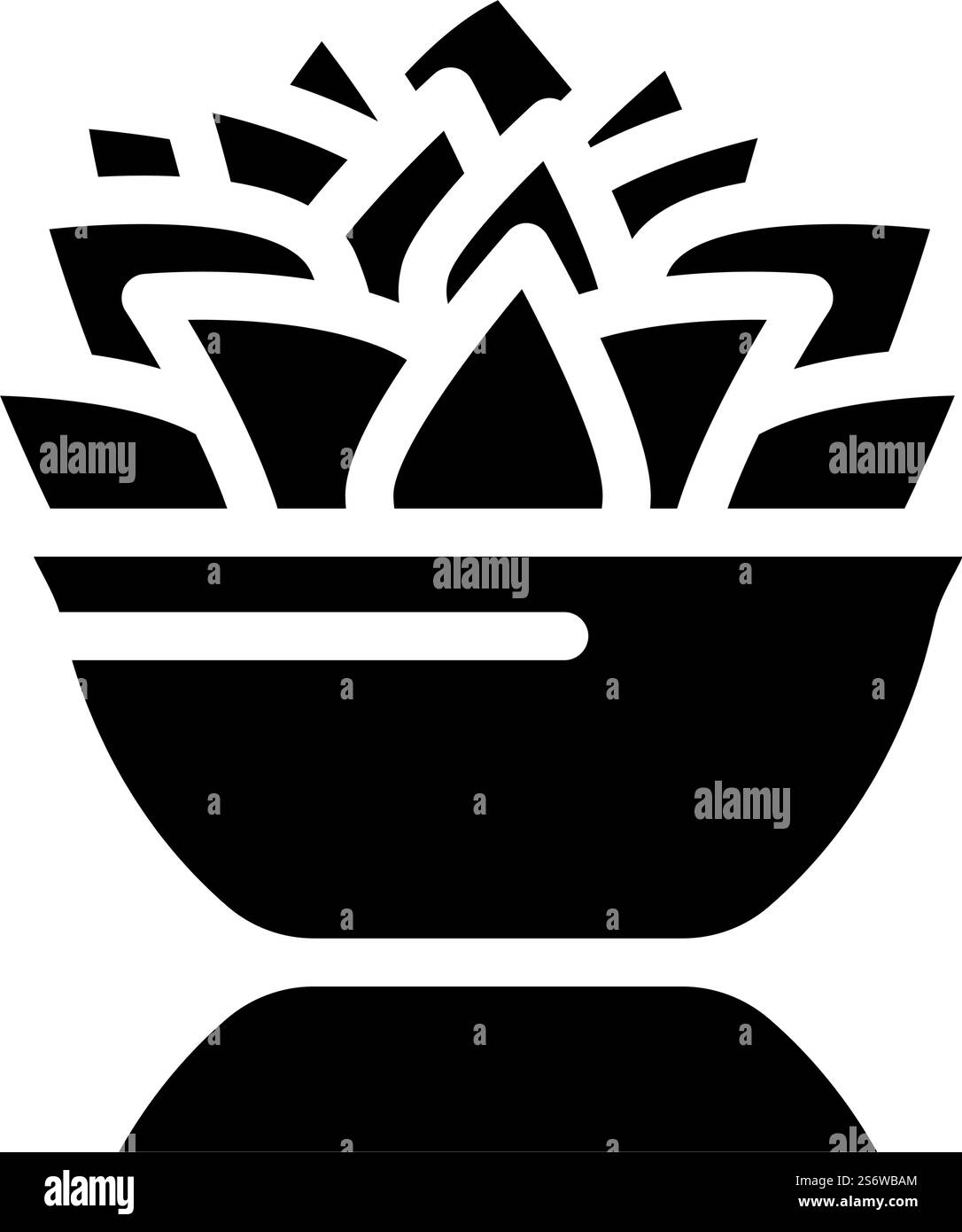 echeveria lola glyph icon vector. echeveria lola sign. isolated contour ...