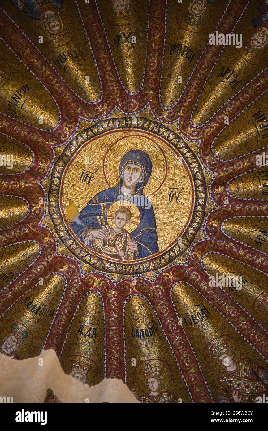 Istanbul, , Turkey, Chora Church, frescoes, Kariye Mosque, travel ...