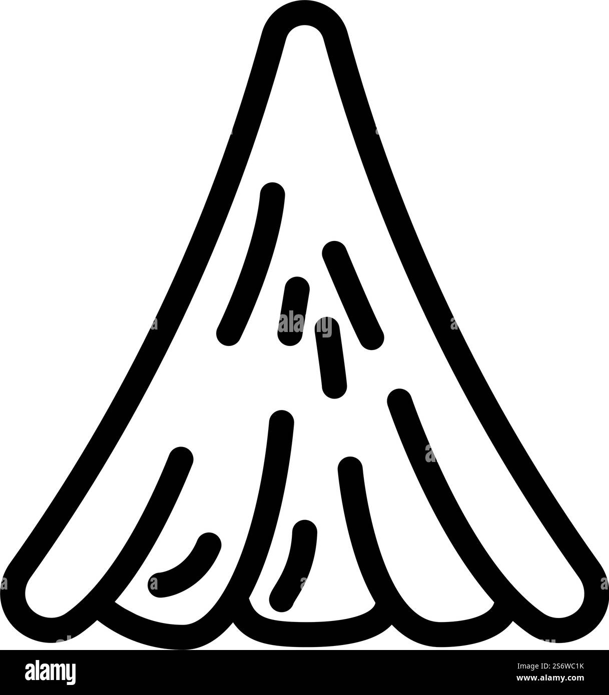 modak ingredient line icon vector. modak ingredient sign. isolated ...