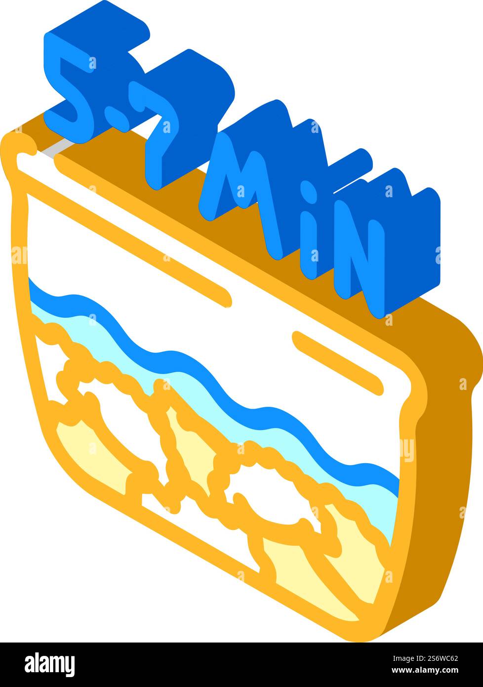 cooking time dumplings isometric icon vector. cooking time dumplings ...