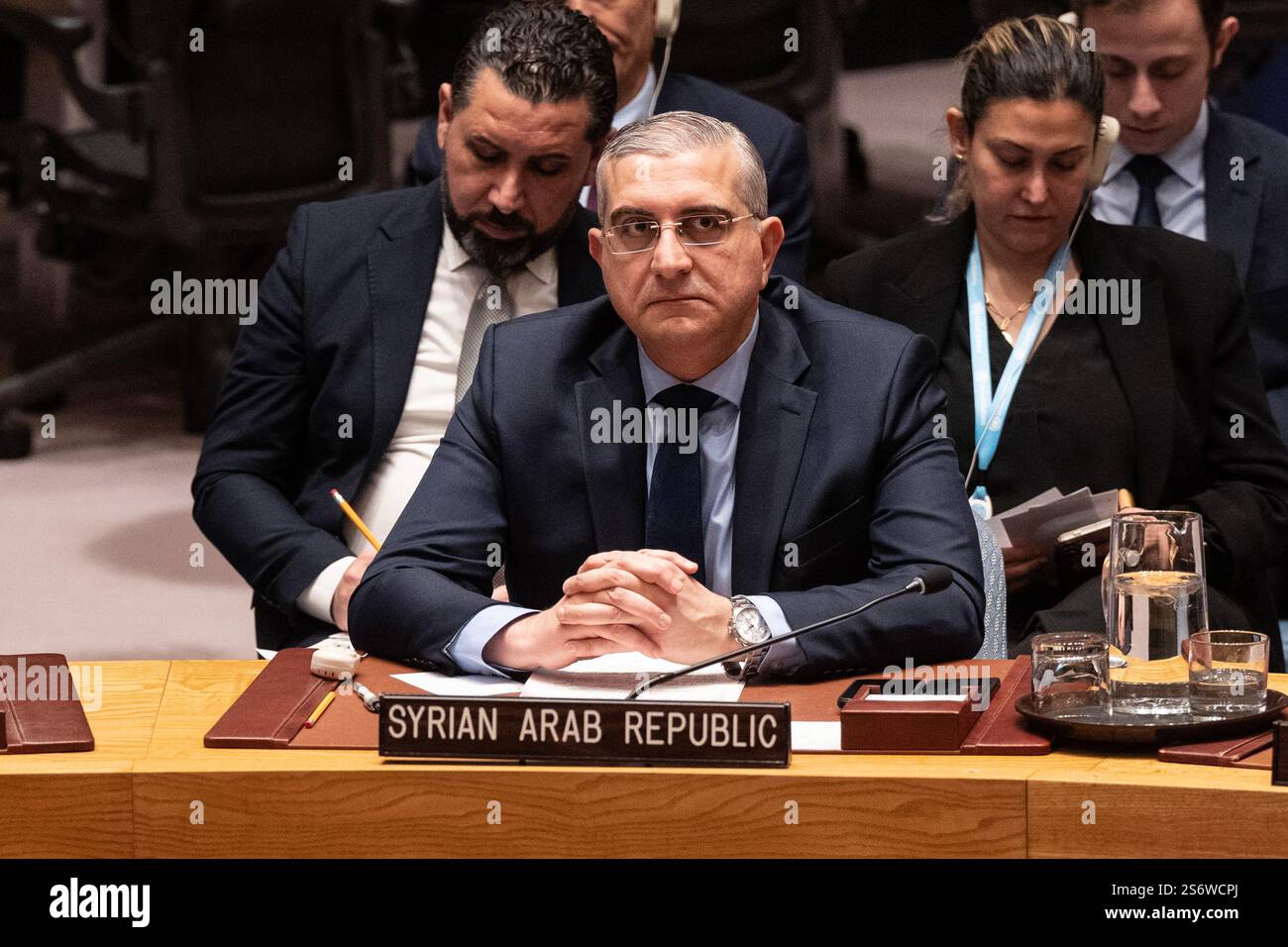 New York, USA. 17th Jan, 2025. Qusay al-Dahhak, Permanent ...