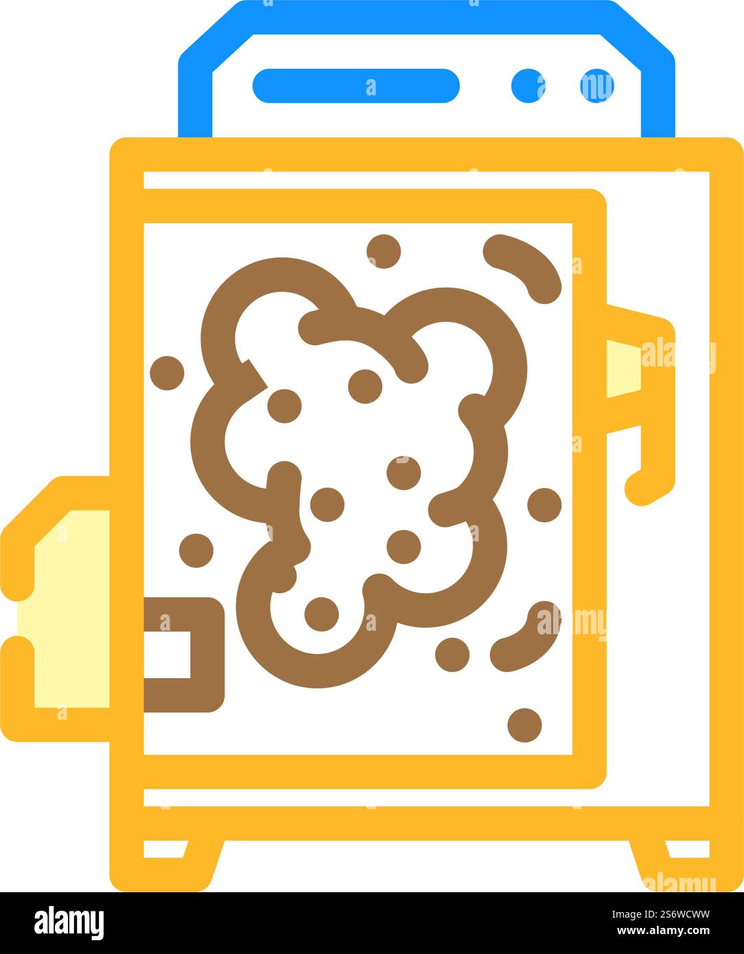 smoking chamber color icon vector. smoking chamber sign. isolated ...