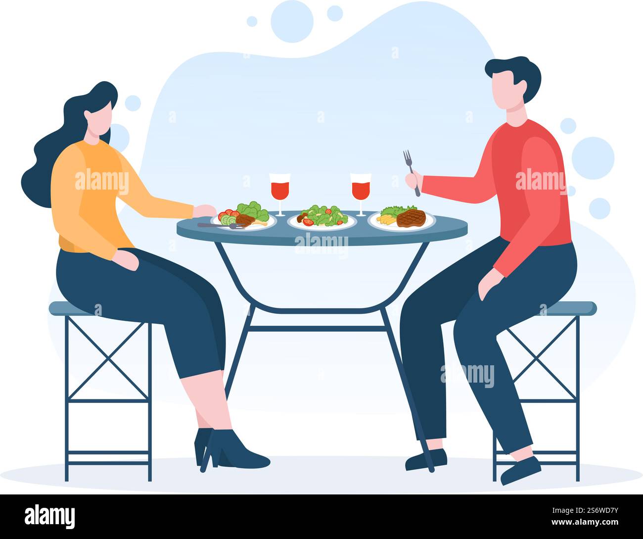 People Eating Food at Each Meal with Health Benefits, Balanced Diet ...